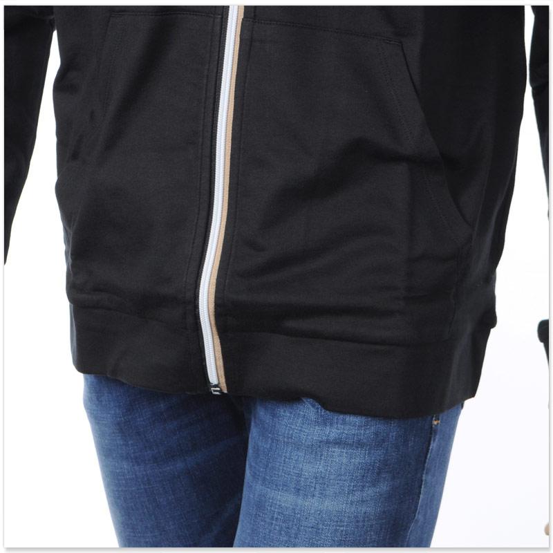 ヒューゴボス HUGO BOSS スウェット メンズ ブランド AUTHENTIC JACKET Z 50521768 ブラック 2024秋冬 ...