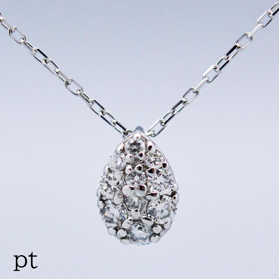 ドロップダイヤモンドペンダントネックレス プラチナpt900pt850 : CASHO - 通販 - Yahoo!ショッピング
