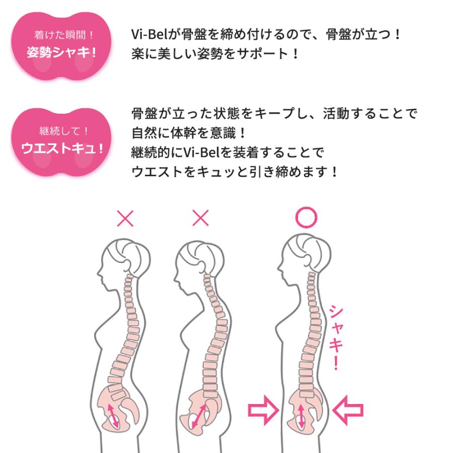 骨盤美ベルト Vi-Bel ピンク【日本製】シェイプアップ ダイエット ヴィーベル : バイオリサーチセンターストア - 通販 - Yahoo ...