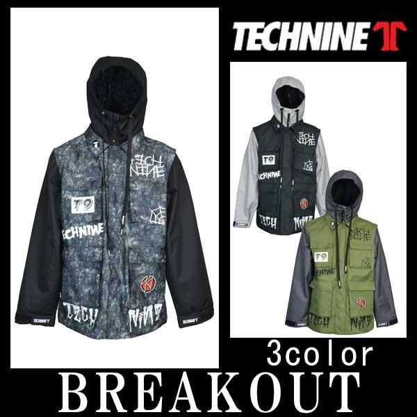 TECHNINE 15-16 / テックナイン EXPLOITED VEST jacket ウエア ジャケット メンズ スノーボードウェア 2016 型落ち : BREAKOUT - 通販 ...