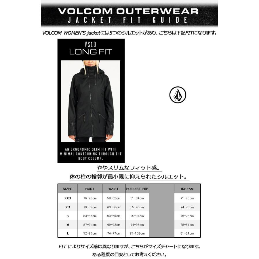 21-22 VOLCOM/ボルコム SHRINE INS jacket レディース 防水ジャケット スノーウェアー スノーボードウェア ...