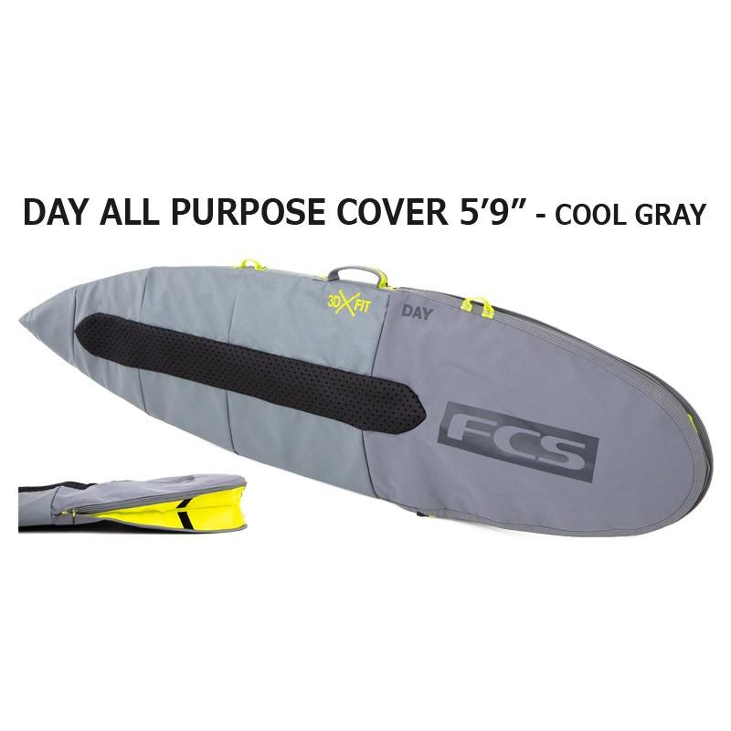 FCS 3DXFIT DAY ALL PURPOSE COVER 5'9/エフシーエス デイオールパーパスカバー ボードケース ハードケース サーフボード サーフィン :bdofvn ...