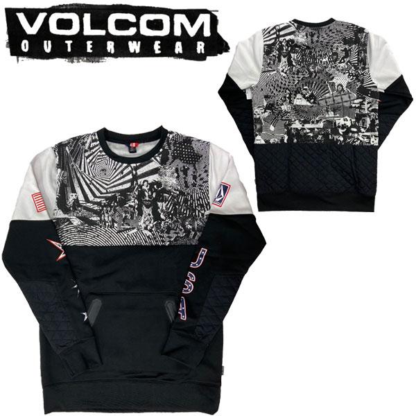 VOLCOM（ボルコム） 21-22 VOLCOM/ボルコム USST LET IT STORM CREW FLEECE メンズ フリース ...