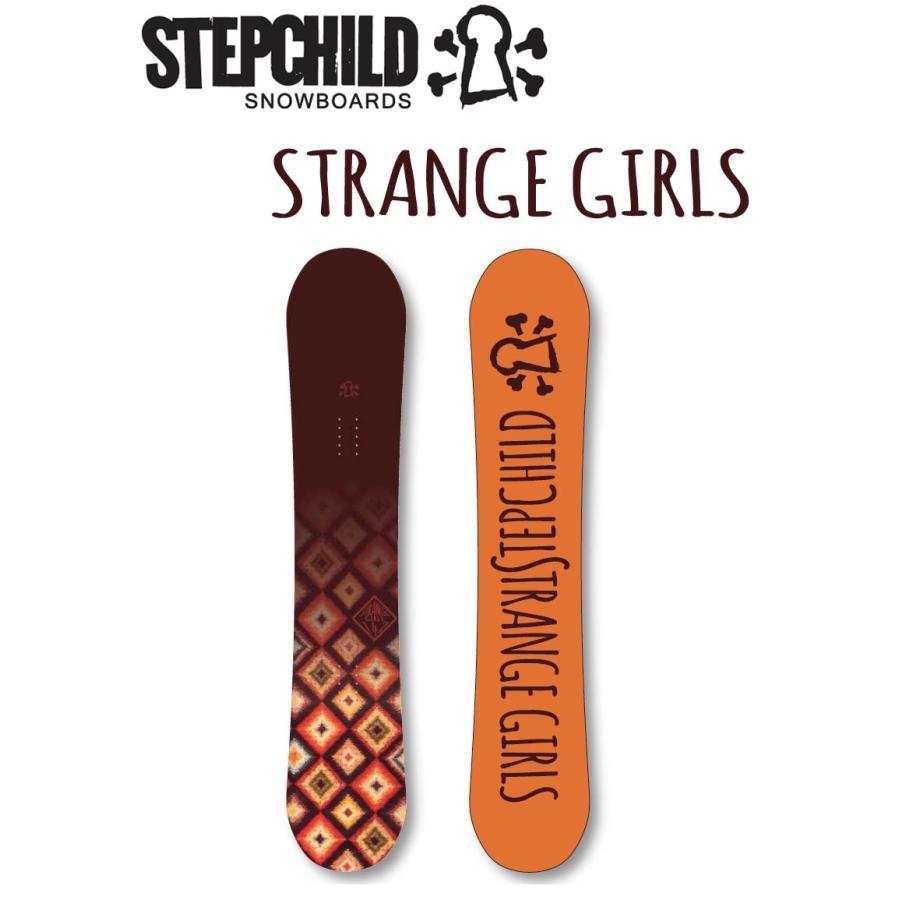 18-19 STEPCHILD/ステップチャイルド STRANGE GIRLS レディース 板 スノーボード 2019 型落ち :ftwr ...