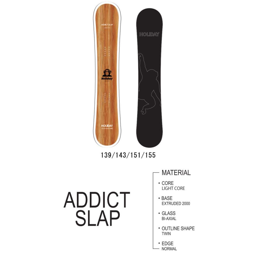 23-24 HOLIDAY / ホリデー ADDICT SLAP アディクトスラップ メンズ レディース スノーボード グラトリ パーク ジブ ...