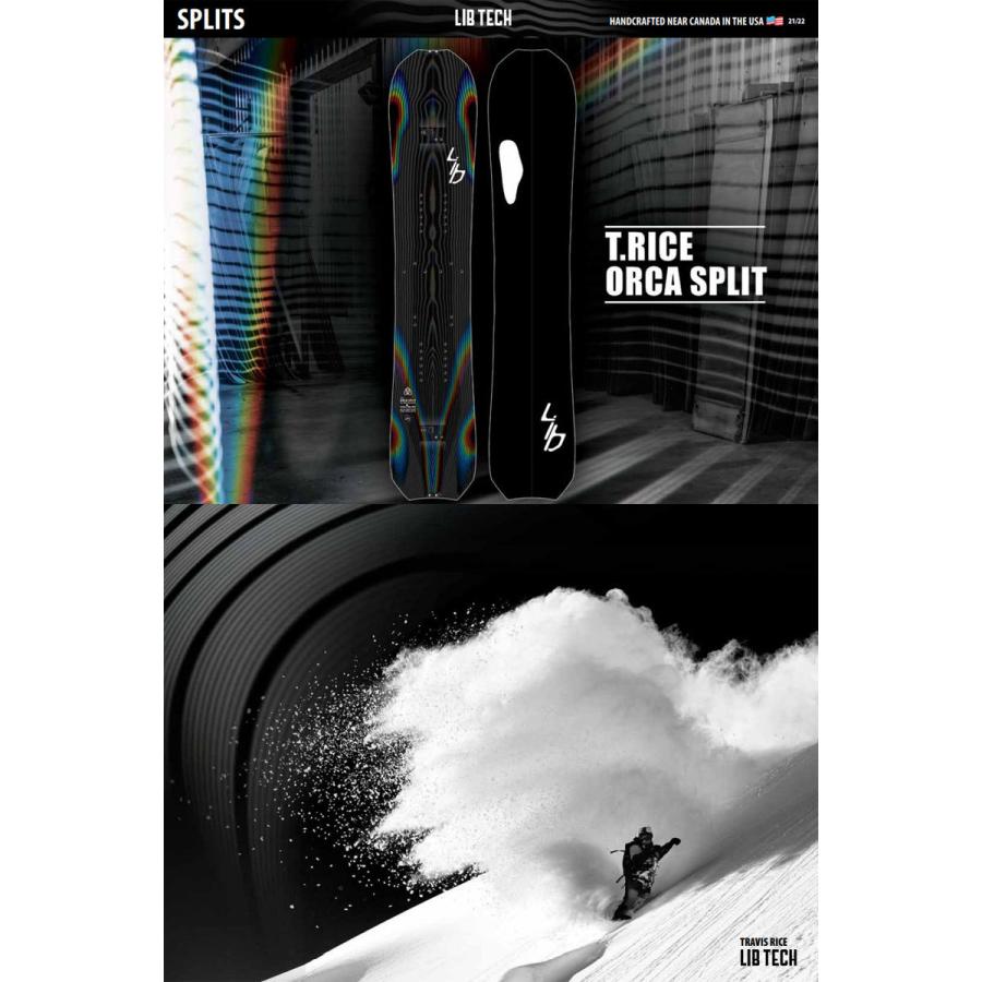 21-22 LIB TECH/リブテック T.RICE ORCA SPLIT トラビスライス オルカスプリット メンズ スノーボード パウダー バックカントリー 板 2022 :lnkk ...