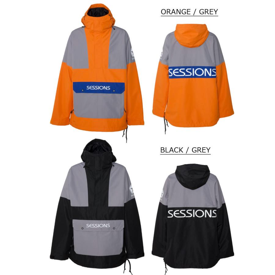 22-23 SESSIONS/セッションズ CHAOS PULLOVER jacket カオスジャケット メンズ レディース 防水ジャケット スノーボードウェア スノーウェアー 2023 ...
