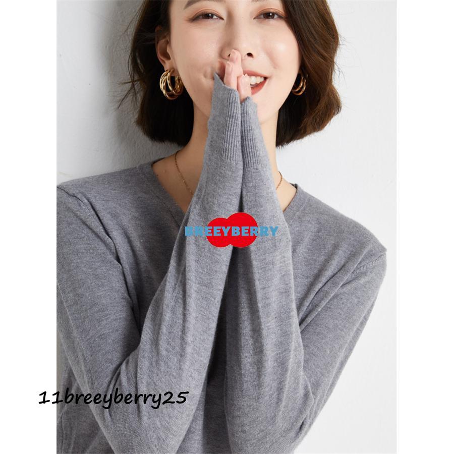 ニット セーター レディース トップス Vネック インナー 薄手 カシミヤタッチ プルオーバー 長袖 カットソー シンプル 無地 暖か 部屋着 ...