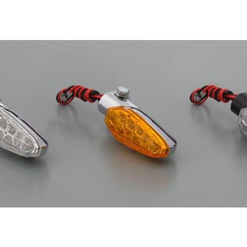 DAYTONA(デイトナ) LEDウインカー シェイブ アンバー/メッキ 67899 : BREEZE - 通販 - Yahoo!ショッピング