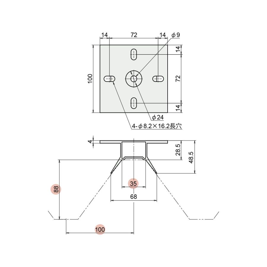 ジョー・プリンス竹下 太陽光パネル取付金具(重ネ式折板屋根用) 1個 PT-921-1 : BREEZE - 通販 - Yahoo!ショッピング