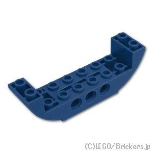 レゴ パーツ ばら売り #11301 逆カーブスロープ ダブル - 8 x 2 x 2：ダークブルー | LEGOの部品 : 11301 ...