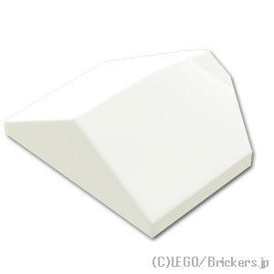 LEGO レゴ パーツ ばら売り #1762 カーブスロープ 33°ダブル - 2 x ：ホワイト | LEGOの部品 : ブロックパーツ専門 ...