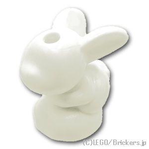 レゴ パーツ ばら売り #18852 ウサギ - ソリッド：ホワイト | LEGOの部品 :18852-001:レゴブロック専門店ブリッカーズ ...