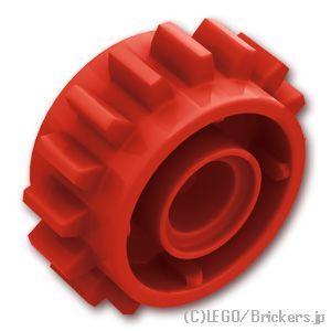 LEGO レゴ テクニック パーツ ばら売り #18946 ダブルサイドクラッチギア - 16歯：レッド | LEGOの部品 歯車 ギアパーツ ...