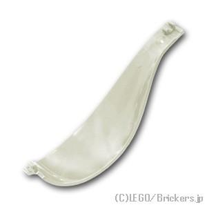 レゴ パーツ ばら売り #18969 パネル 4 x 4 x 13 - カーブ クリップエンド：ホワイト | LEGOの部品 :18969 ...