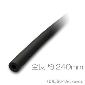 LEGO（レゴ） パーツ ばら売り #21833 ニューマチック(空気圧) ホース 4.5D x 240mm - Ver.2：ブラック ...