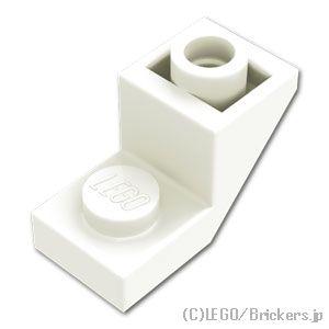 LEGO（レゴ） パーツ ばら売り #2310 逆スロープ 45°2 x 1 - 2/3 カットアウト：ホワイト | LEGOの部品 ...