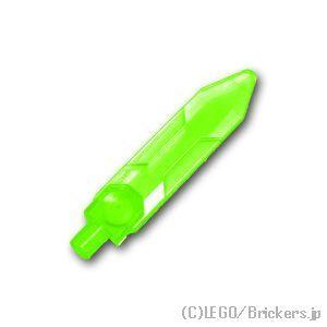 LEGO レゴ パーツ ばら売り #23860 ブレード バー付き：トランスブライトグリーン | LEGOの部品 : ブロックパーツ専門店 ...