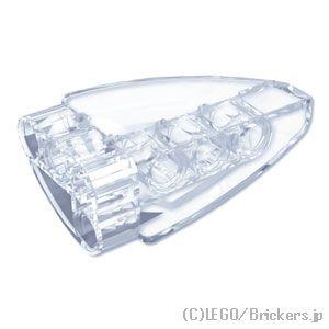 LEGO レゴ パーツ ばら売り #2442pb001 テクニック パネル カーブ 5 x 3 2 右 - ダークブルーのエッジにシルバー ...