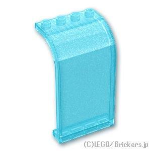LEGO レゴ パーツ ばら売り #2571 カーブトップパネル 3 x 4 6：サテントランスライトブルー | LEGOの部品 : レゴ ...