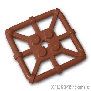 LEGO レゴ パーツ ばら売り #30094 プレート 2 x - バーフレーム スクエア：ブラウン | LEGOの部品 : レゴブロック ...