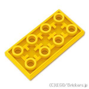 LEGO レゴ パーツ ばら売り #3395 反転タイル 2 x 4：イエロー | LEGOの部品 : ブロックパーツ専門店ブリッカーズ ...