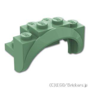 LEGO レゴ パーツ ばら売り #35789 カー マッドガード 4 x 2 1/2 ラウンドエンド：サンドグリーン | LEGOの部品 ...