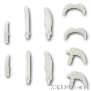 LEGO レゴ パーツ ばら売り #37341 武器パック1セット10個入り：ホワイト | LEGOの部品 : レゴブロック専門店ブリッカーズ ...