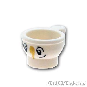 LEGO レゴ パーツ ばら売り #38014 ティーカップ - チップ（美女と野獣）：ホワイト | LEGOの部品 : ブロックパーツ専門店 ...