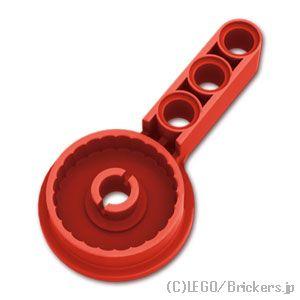 LEGO レゴ パーツ ばら売り #44225 テクニック ローテーションジョイントディスク リフトアーム 3L：レッド | LEGOの部品 ...