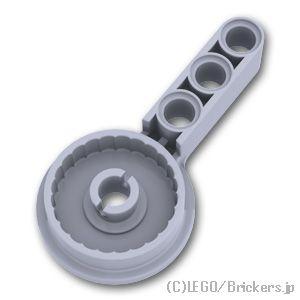 LEGO レゴ テクニック パーツ ばら売り #44225 ローテーションジョイントディスク リフトアーム 3L：グレー | LEGOの部品 ...