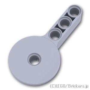 LEGO レゴ テクニック パーツ ばら売り #44225 ローテーションジョイントディスク リフトアーム 3L：グレー | LEGOの部品 ...