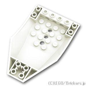 レゴ パーツ ばら売り #47406 コックピット 6 x 10 x 2：ホワイト | LEGOの部品 :47406-001:レゴブロック専門 ...
