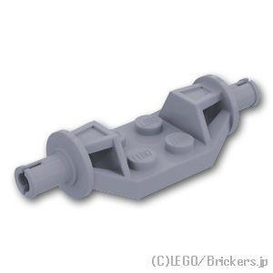 レゴ 車 パーツ ばら売り #47720 ホイール ホルダー - 2 x 2 サスペンション対応：グレー | LEGOの部品 : 47720 ...