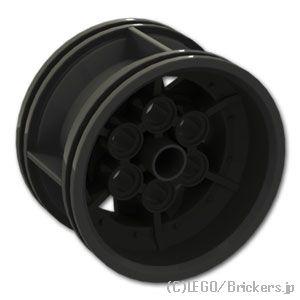 LEGO（レゴ） 車 パーツ ばら売り #56908 ホイール - 43.2 x 26 テクニック レーシング スモール 6穴：ブラック ...
