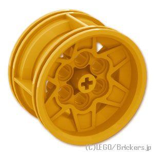 LEGO レゴ パーツ ばら売り #56908 ホイール - 43.2 x 26 テクニック レーシング スモール 6穴：パールゴールド ...