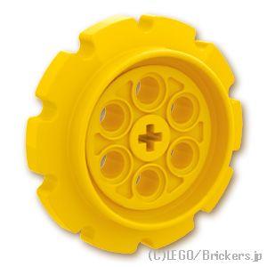 レゴ パーツ ばら売り #57519 テクニック トレッド（キャタピラ） スプロケット ホイール 40.4：イエロー | LEGOの部品 ...