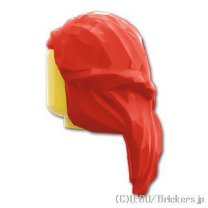 レゴ パーツ ばら売り #59363 ミニフィグ ヘア - フレンチ編：レッド | LEGOの部品 :59363-021:レゴブロック専門店 ...