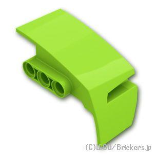 LEGO レゴ テクニック パーツ ばら売り #61071 パネル カーマッドガード - 左：ライム | LEGOの部品 : レゴブロック専門 ...