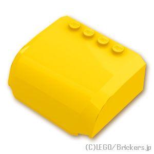 LEGO レゴ パーツ ばら売り #61484 ウィンドスクリーン 5 x 6 2 - カーブトップ：イエロー | LEGOの部品 : レゴ ...