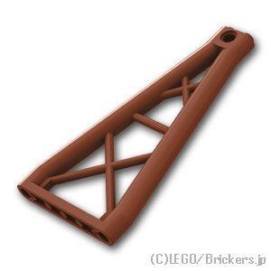 レゴ パーツ ばら売り #64449 サポート 1 x 6 x 10 - 三角桁：ブラウン | LEGOの部品 :64449-192:レゴ ...