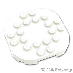 LEGO（レゴ） パーツ ばら売り #66789 ラウンド コーナー プレート 6 x 6 - 4足：ホワイト | LEGOの部品 ...