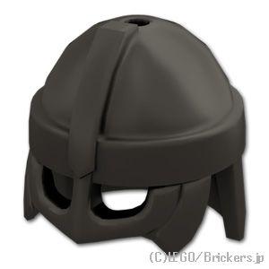 LEGO レゴ パーツ ばら売り #67037 ミニフィグ ヘッドギア 中世の兜：パールダークグレー | LEGOの部品 : ブロックパーツ ...