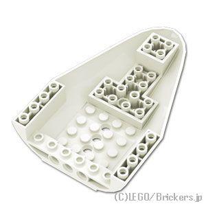 LEGO レゴ パーツ ばら売り #67243 航空機胴体 8 x 12 - 前方下部：ホワイト | LEGOの部品 : レゴブロック専門店 ...