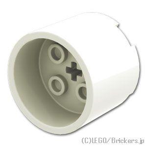 LEGO レゴ パーツ ばら売り #73111 ブロック ラウンド 3 x 2 - 軸穴：ホワイト | LEGOの部品 : レゴブロック専門店 ...