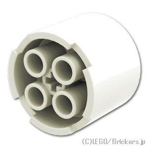 LEGO レゴ パーツ ばら売り #73111 ブロック ラウンド 3 x 2 - 軸穴：ホワイト | LEGOの部品 : レゴブロック専門店 ...