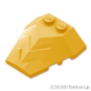 レゴ パーツ ばら売り #86148 ウェッジ 4 x 4 - ギザギザ：パールゴールド | LEGOの部品 :86148-297:レゴ ...