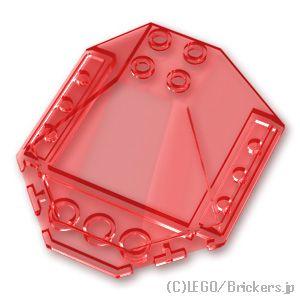 LEGO レゴ パーツ ばら売り #87606 ウィンドスクリーン 6 x 2 - キャノピー：トランスレッド | LEGOの部品 ...