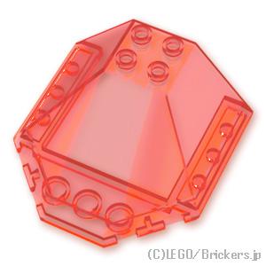 LEGO レゴ パーツ ばら売り #87606 ウィンドスクリーン 6 x 2 - キャノピー：トランスネオンオレンジ(蛍光) | LEGOの ...