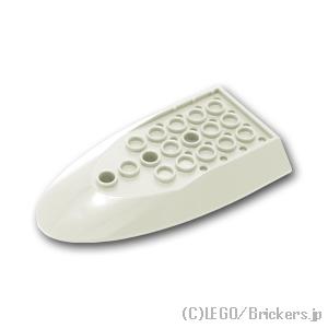 LEGO レゴ パーツ ばら売り #87611 航空機 胴体後部 ボトム 6 x 10：ホワイト | LEGOの部品 : レゴブロック専門店 ...